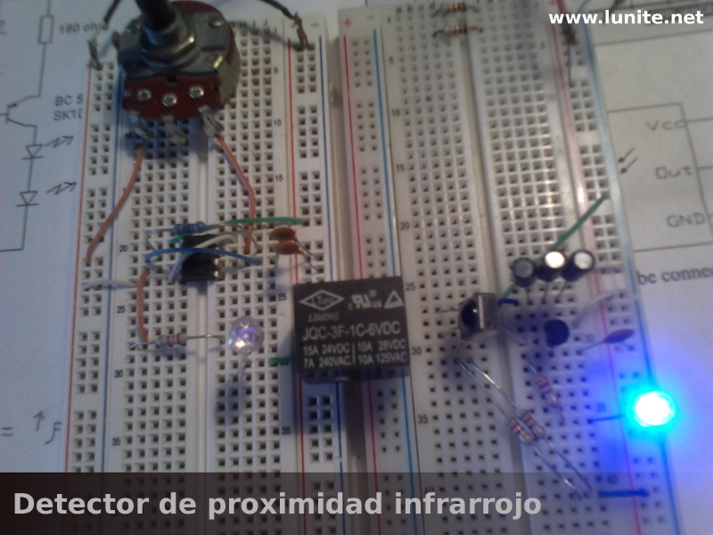 Sensor de proximidad infrarrojo